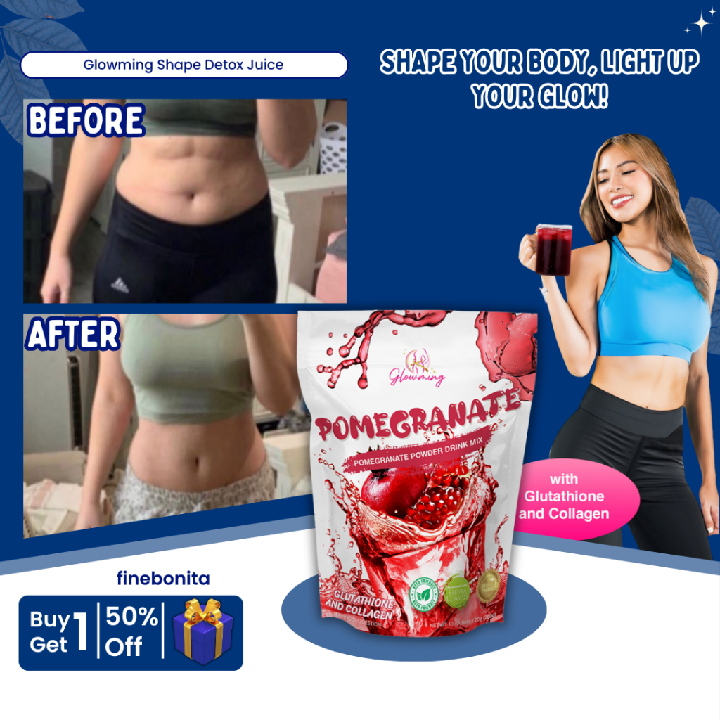 Cris Cosmetics Glowming Detox Pomegranate | Cafe Latte | Choco Collagen ...