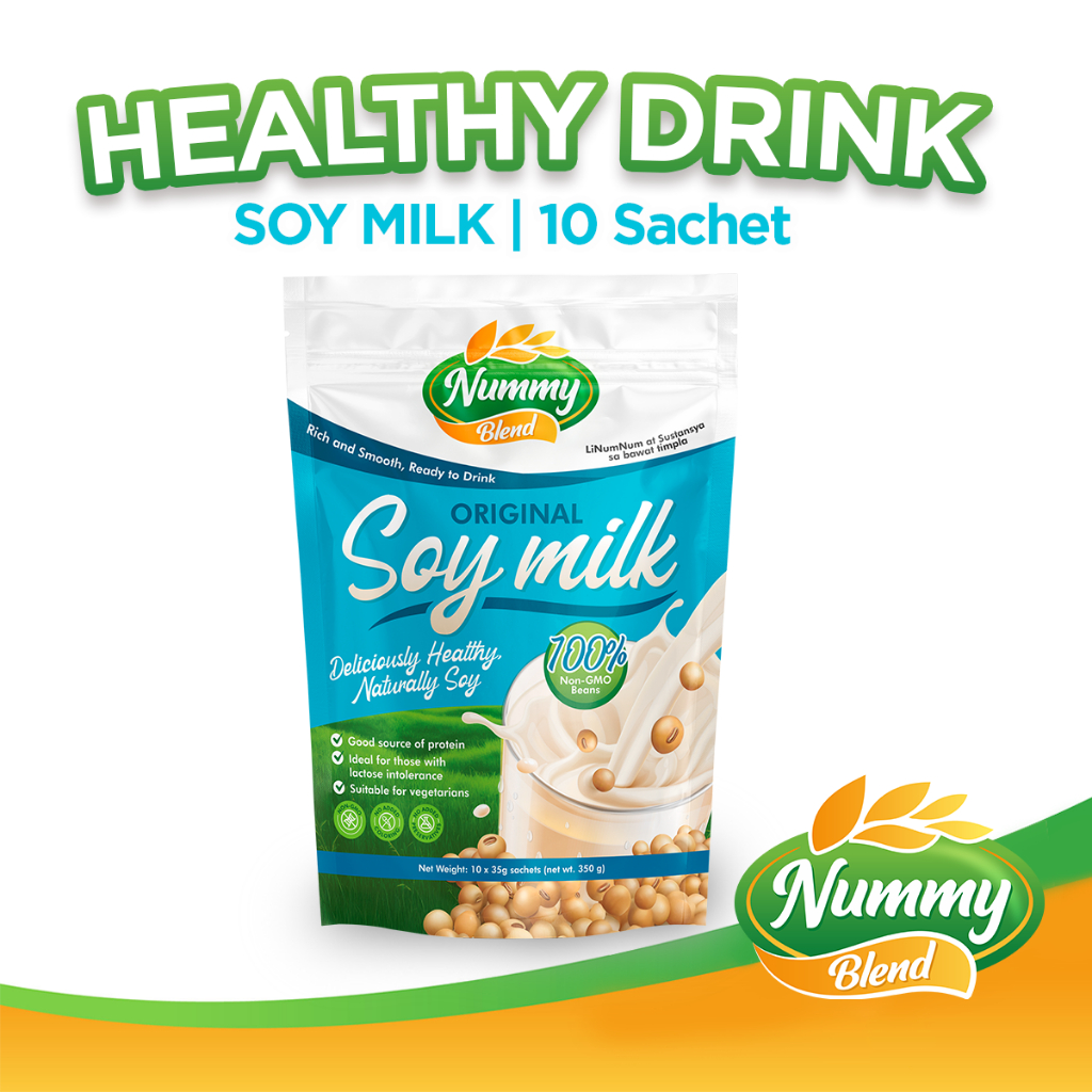 Nummy Blend Organic Soy Milk Powder Soya Milk Powder Unsweetened ...