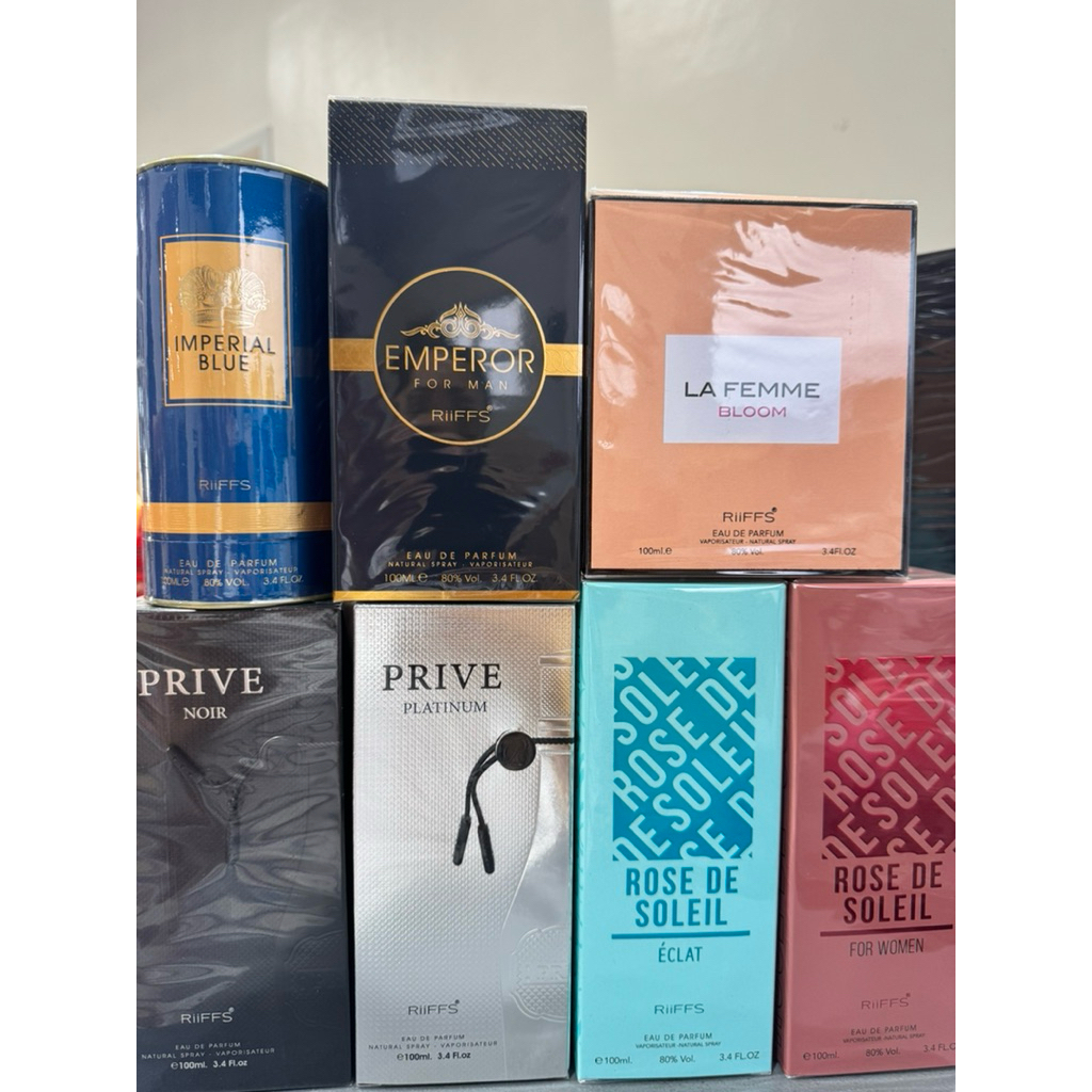 RIIFFS Perfumes Imperial Blue / Prive Platinum / Prive Noir / Emperor ...