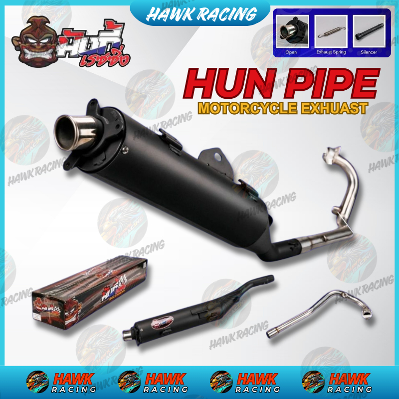 HUN Pipe 2IN1 Motorcycle Mio125/M3/Smash/Beat Fi/Click/Sniper/Raider/Fi ...
