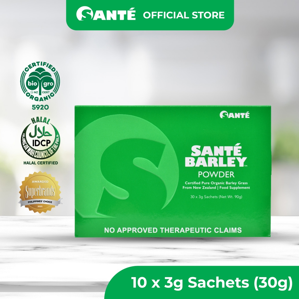 Santé Barley Powder – 100% Certified Organic Barley Grass from New ...