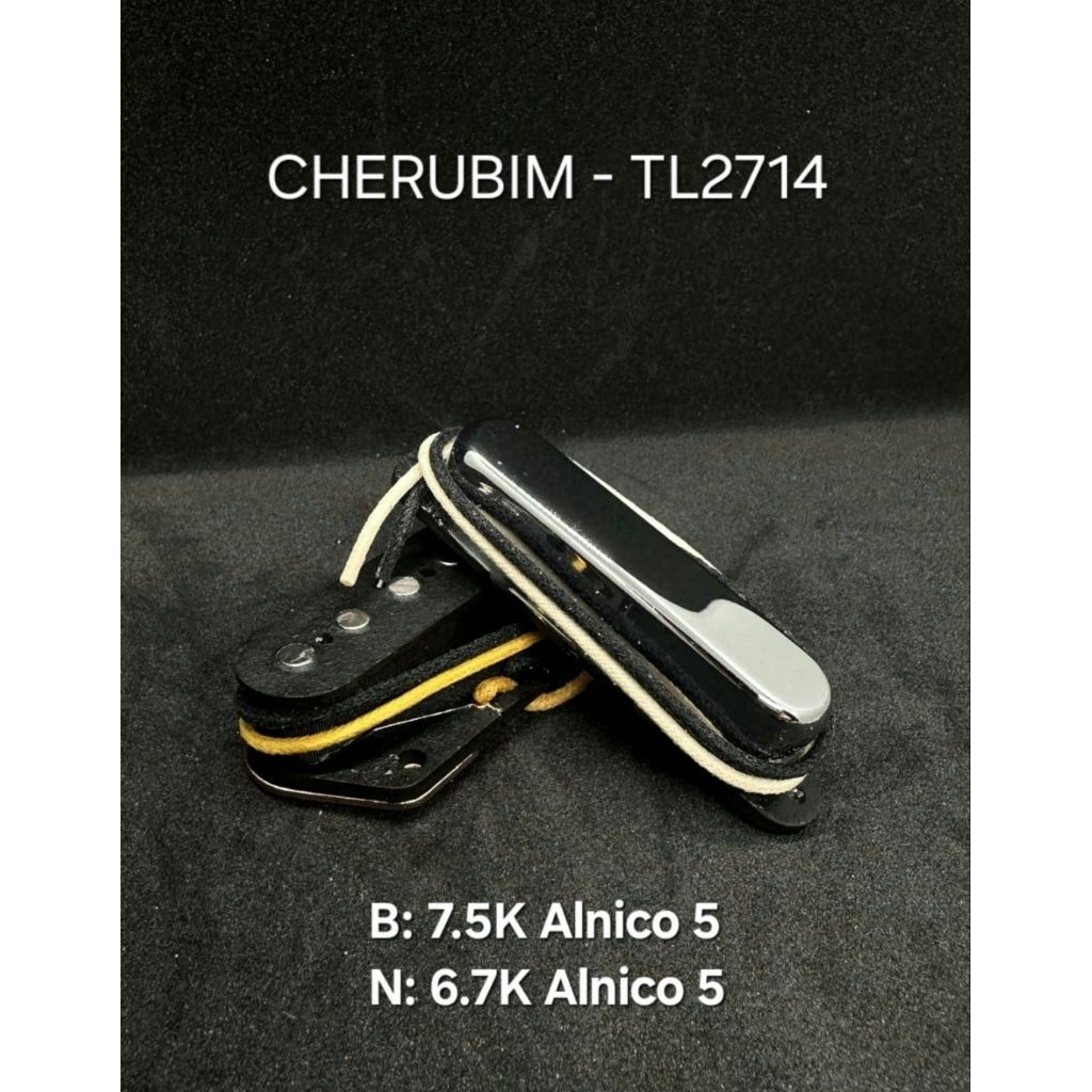 CHERUBIM-TL2714 Alnico 5 Telecaster Pickups B-7.5K N-6.7K (Set Bridge ...