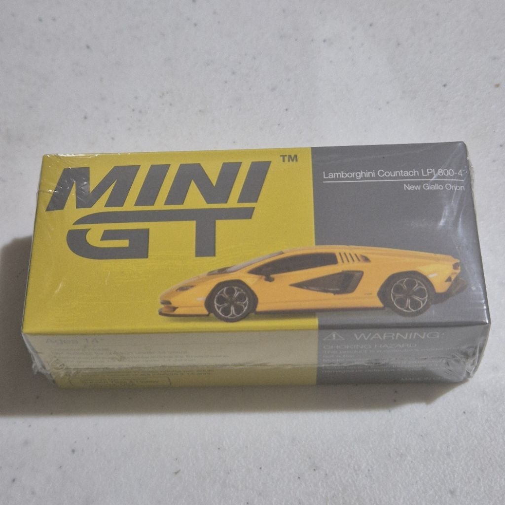 Mini GT Lamborghini Countach LPI 800-4 New Giallo Orion | Shopee ...