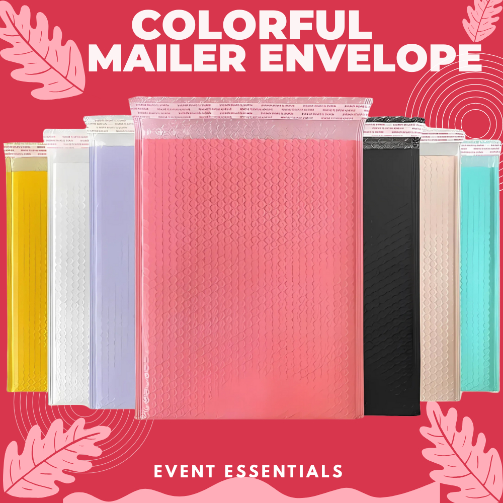 1pc Colored Bubble Mailer Envelope | Padded Packaging Bag for Shipping ...