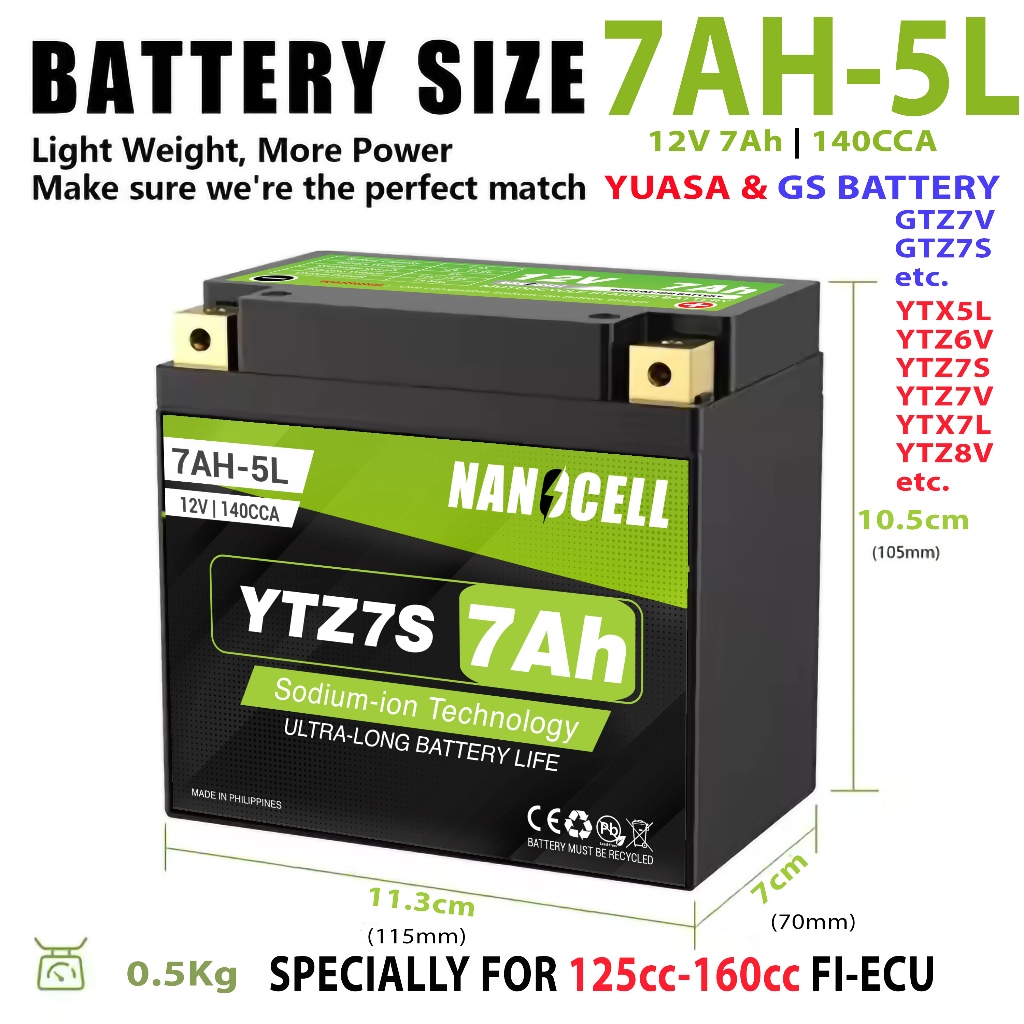 Yamaha Nmax Aerox V1 V2 V3 Battery 10+ Years Lifespan 2 Years Warranty ...