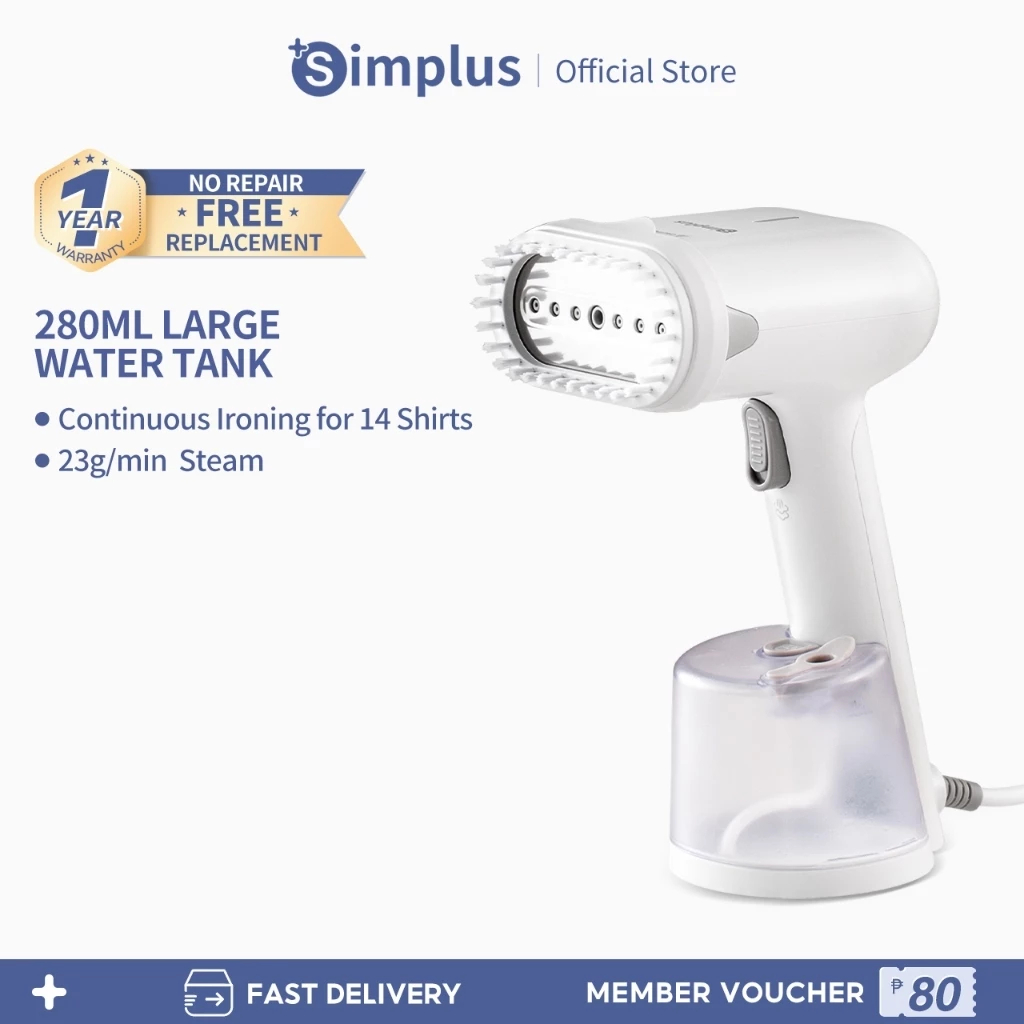 Simplus Handheld Garment Steamer 1200W Strong Steam Portable Foldable ...
