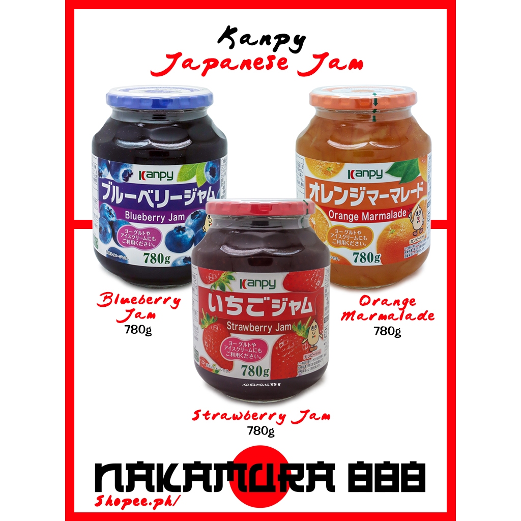 [Japan] Kanpy Japanese Jam - Strawberry | Blueberry | Orange Marmalade ...