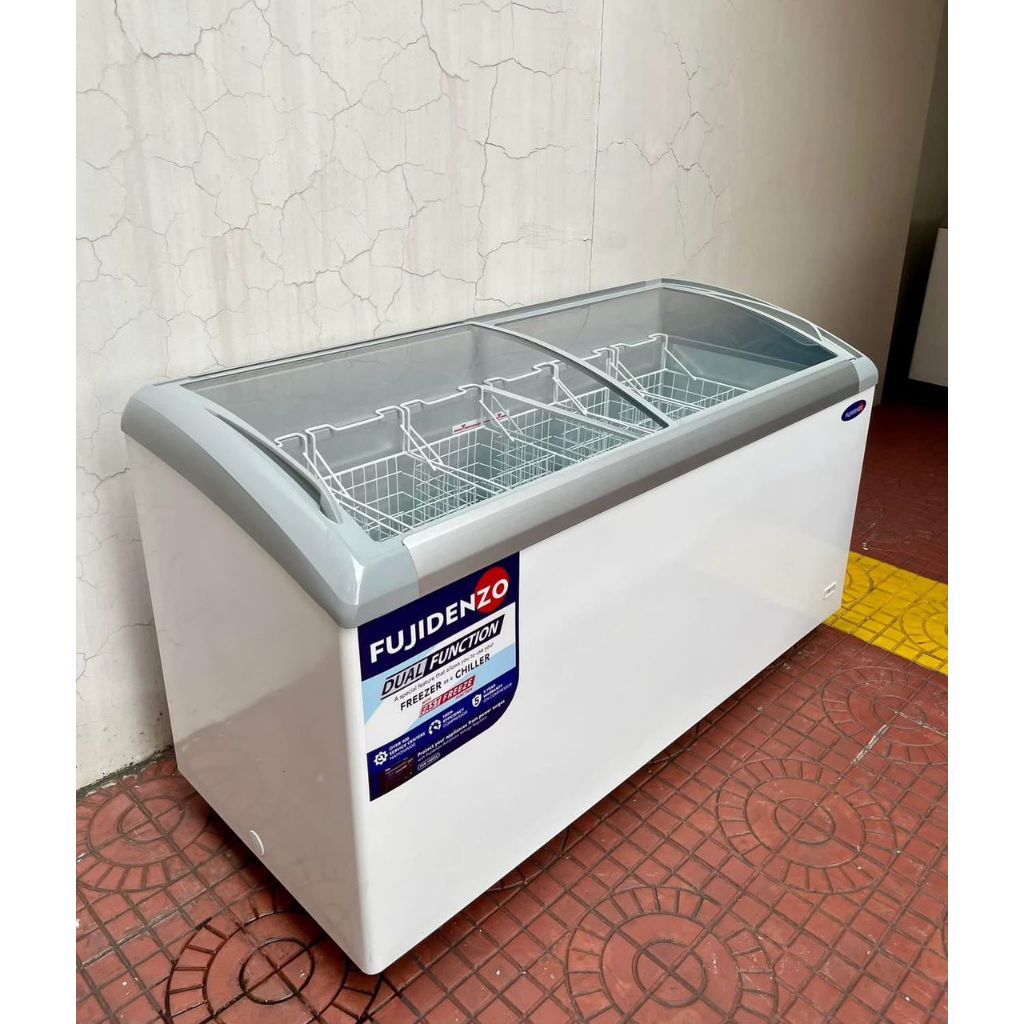 Brand New Fujidenzo Chest Curved Glass Top Freezer 18cu.ft | Shopee ...