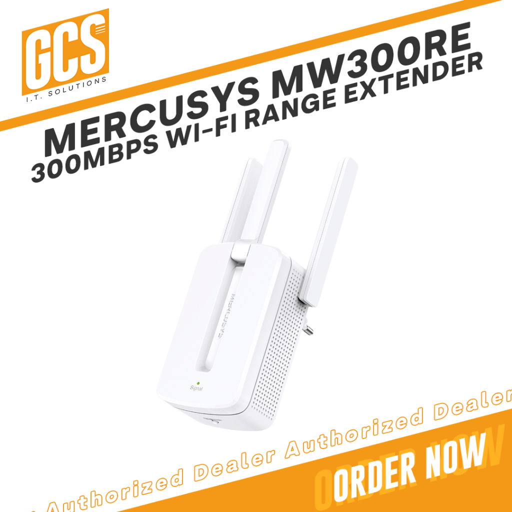 Mercusys MW300RE 300Mbps Wireless N Wi-Fi Range Extender | Shopee ...