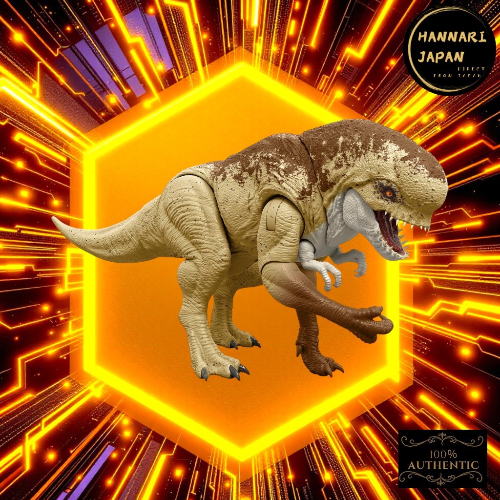 Mattel Jurassic World Rebirth Battle Action Roaring Distortus Rex JGB58 ...