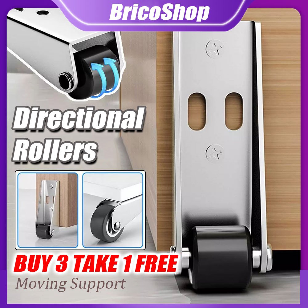 【BUY 3 TAKE 1 FREE】Silent Side Mounted Directional Rollers Durable ...