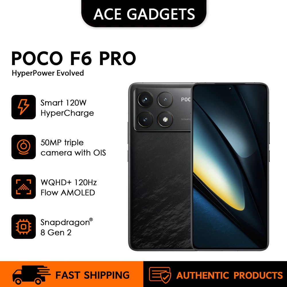 F6 Pro 5G 12GB+256GB HyperPower Evolved Snapdragon® 8 Gen 2 120W HyperCharge WQHD+ AMOLED ...