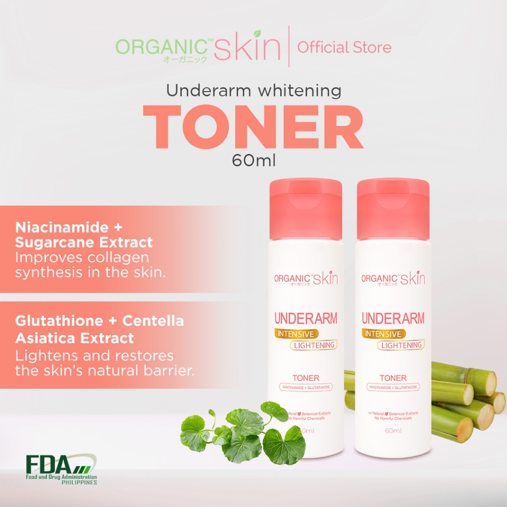 Organic Skin Japan Intensive Whitening Underarm Toner (60ml) with ...