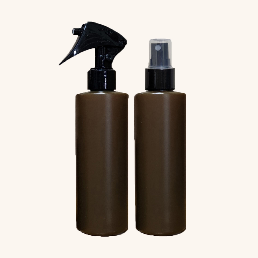 Amber Plastic Bottle 250ml (HDPE) Mist Spray/Trigger Spray | Shopee ...