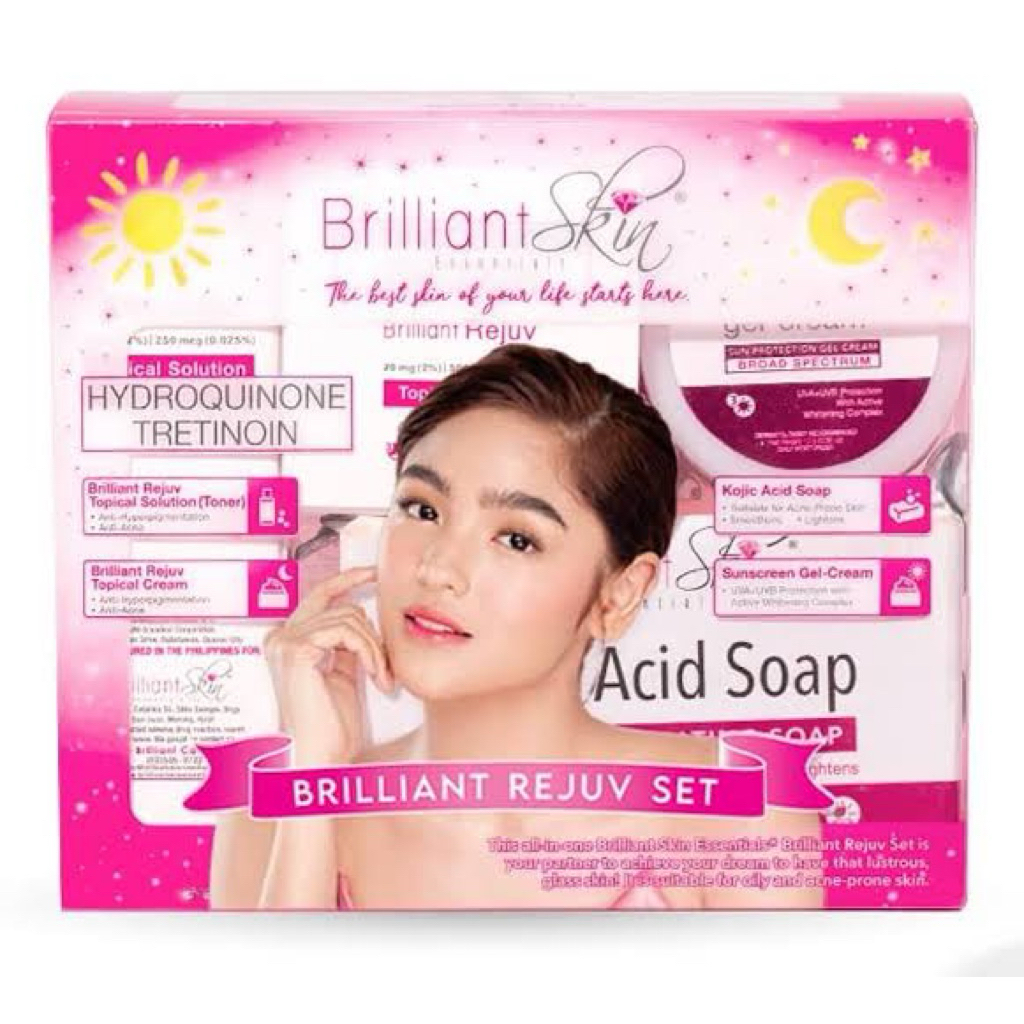 Brilliant Skin Whitening Facial Set (Maintenance Set) | Shopee Philippines
