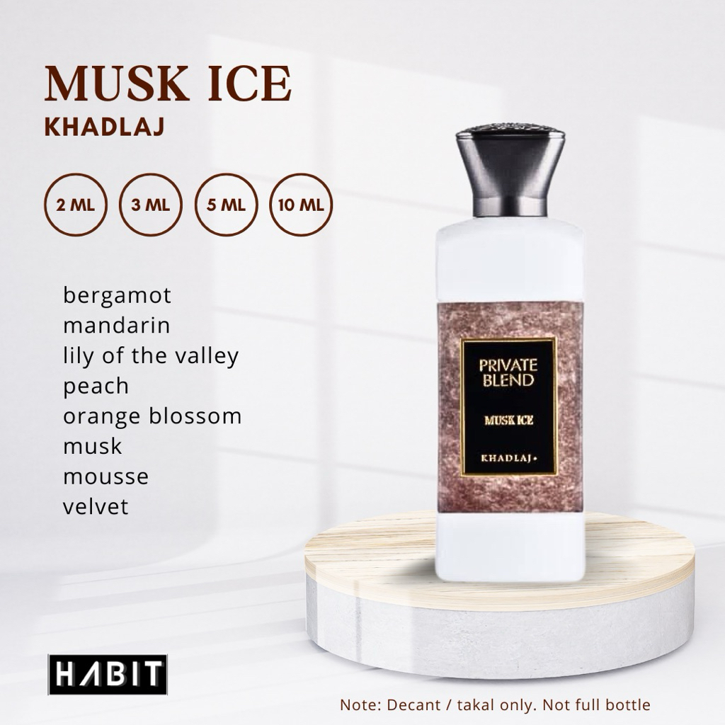 MUSK ICE - Khadlaj [Decant only] | Shopee Philippines
