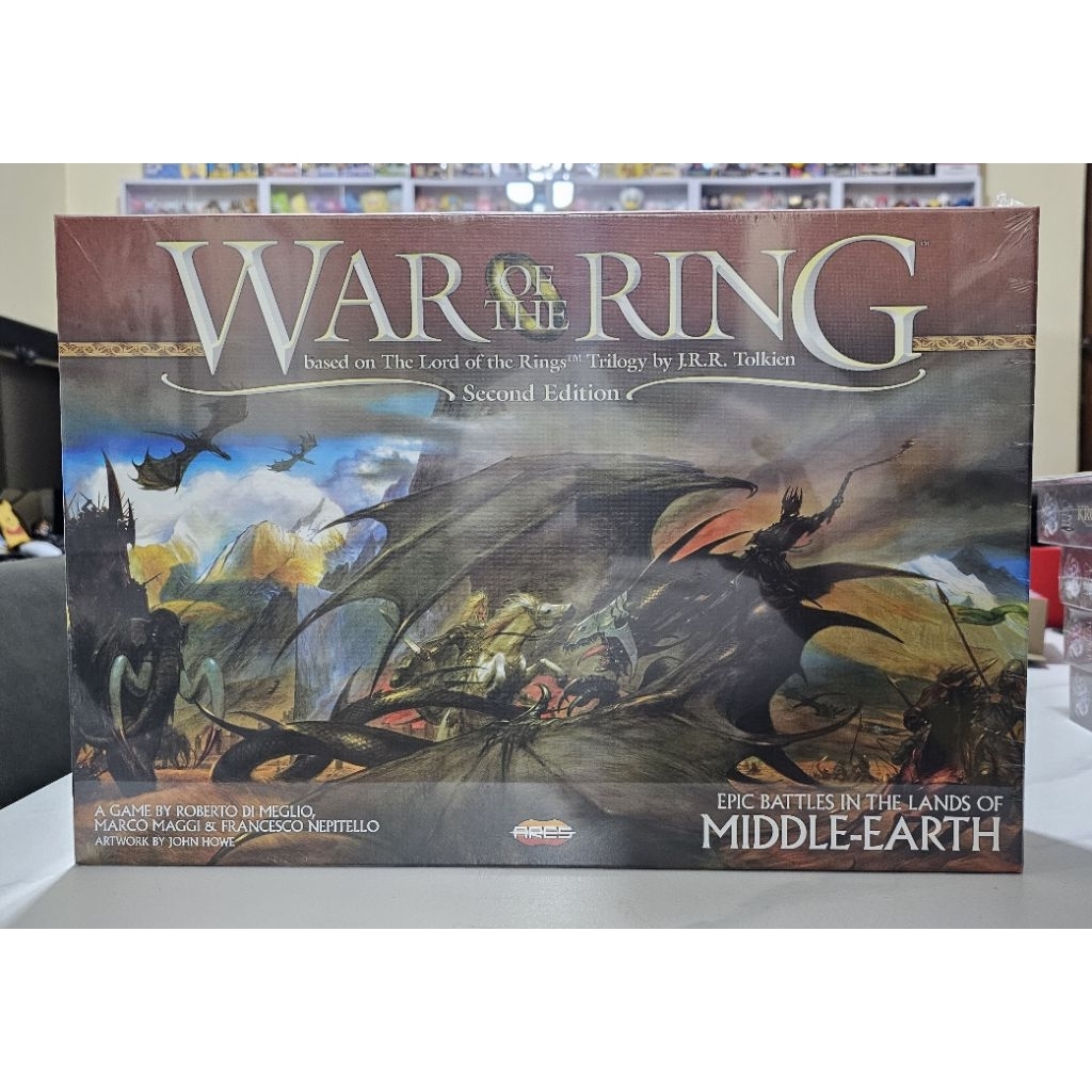 Ares Games War of the Ring 2nd Edition (Board Games; Lord of the Rings ...