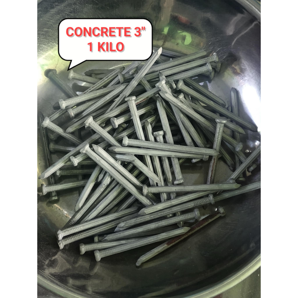 CONCRETE NAIL SOLD PER KILO | PAKO SA SIMENTO | SIZE 1 INCH TO 4 INCH ...