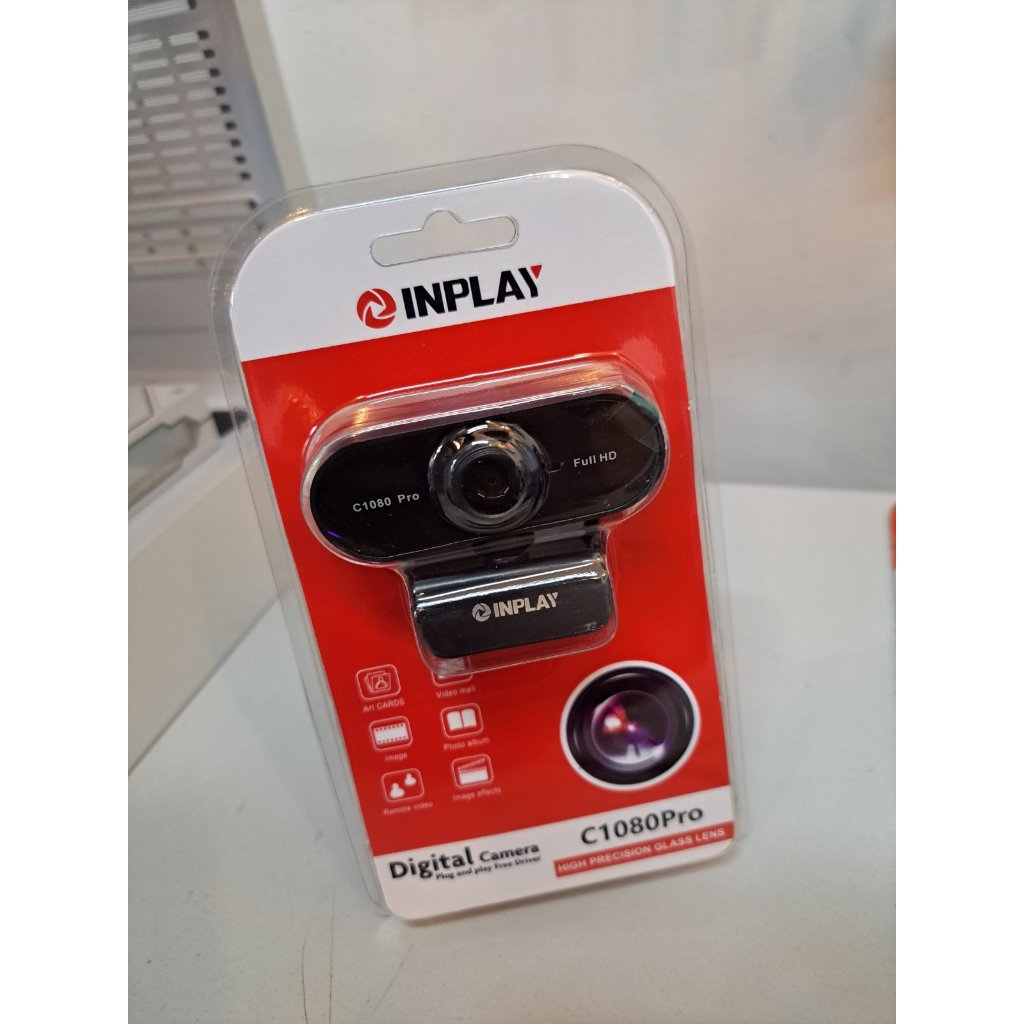 Inplay Webcam C1080P Pro 1080p / 720p Camera w/ Built Mic Web Camera ...