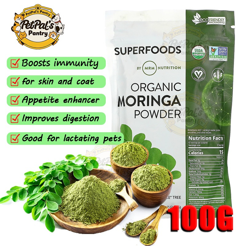 50g/100g Pets Moringa Powder Malunggay Powder Food Supplement for Dogs ...
