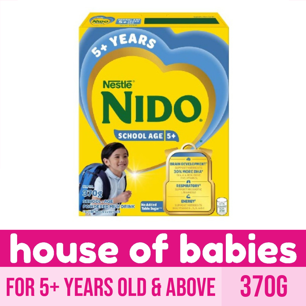 Nido 5+ 370g for Children Above 5 Years Old | Shopee Philippines