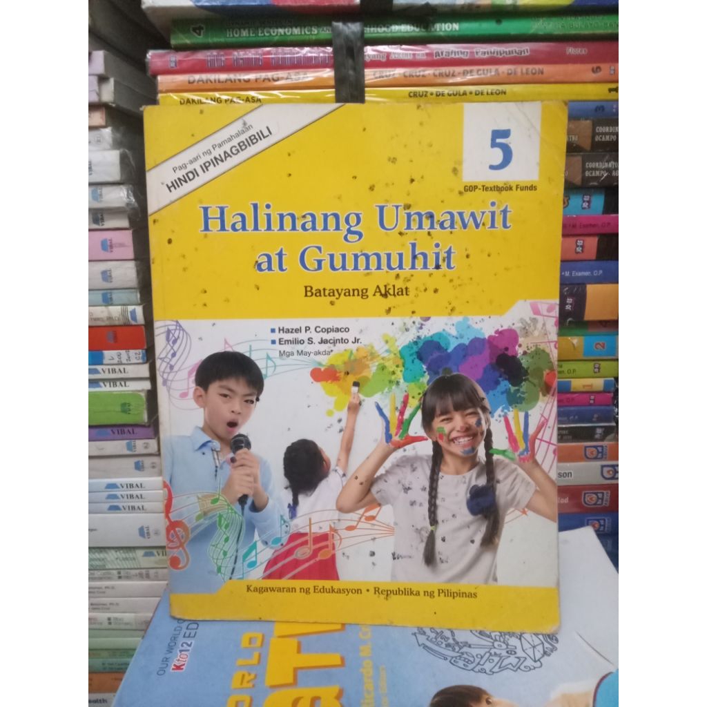 HALINAT UMAWIT AT GUMUHIT GRADE 5 (USED) | Shopee Philippines