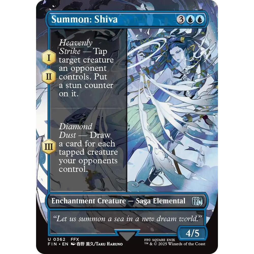 MTG Summon: Shiva - (FIN) FINAL FANTASY | Shopee Philippines
