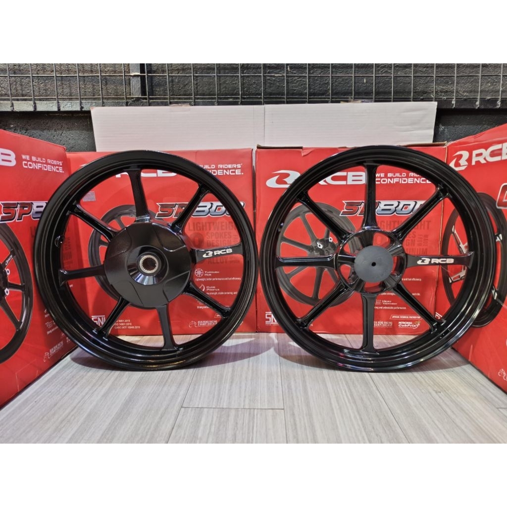 RCB MAGS SET SP800 GLOSS BLACK FOR CLICK 125 / 150 ( 5HOLES) | Shopee ...