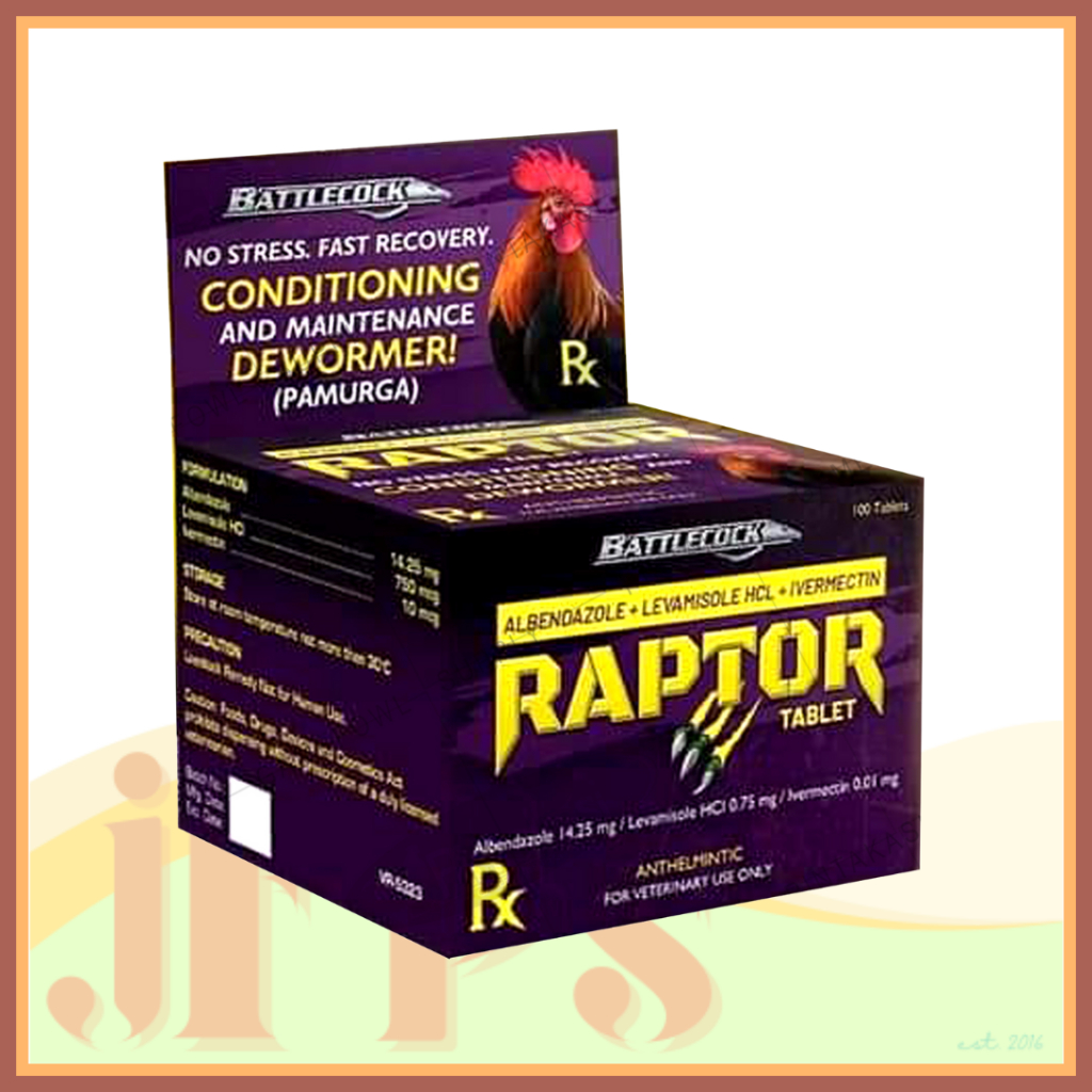 RAPTOR DEWORMER 100TABLET (BOX) | Shopee Philippines