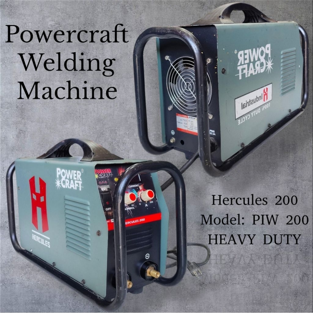 (USED/SECONDHAND) Powercraft Welding Machine Hercules 200 Model: Piw ...