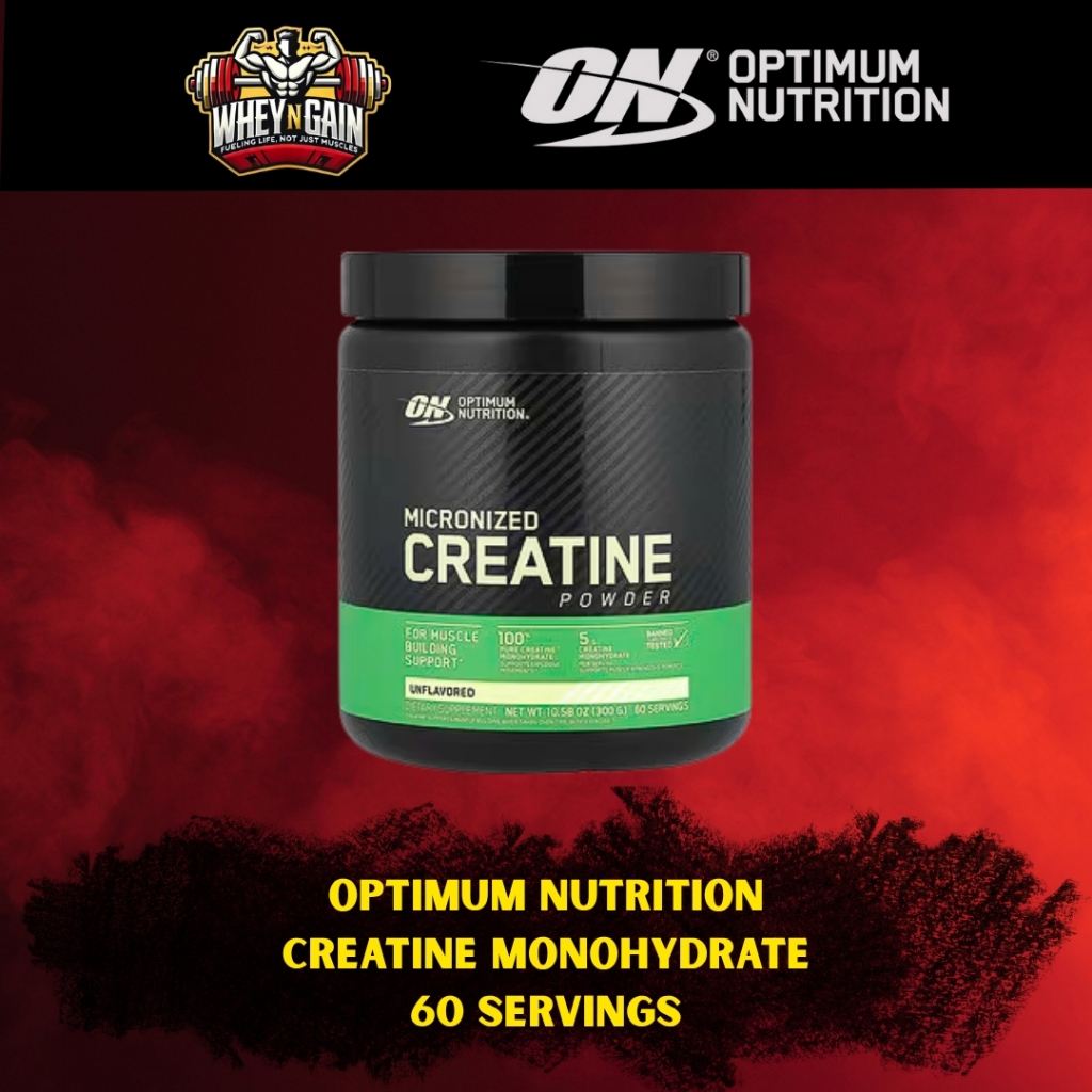 Optimum Nutrition | Micronized Creatine | Creatine Monohydrate | Shopee ...