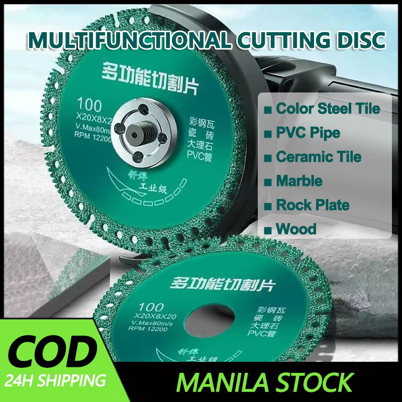 Multi-function Diamond Cutting Disc 6 in 1 Tile Rock Slab Marble Color ...