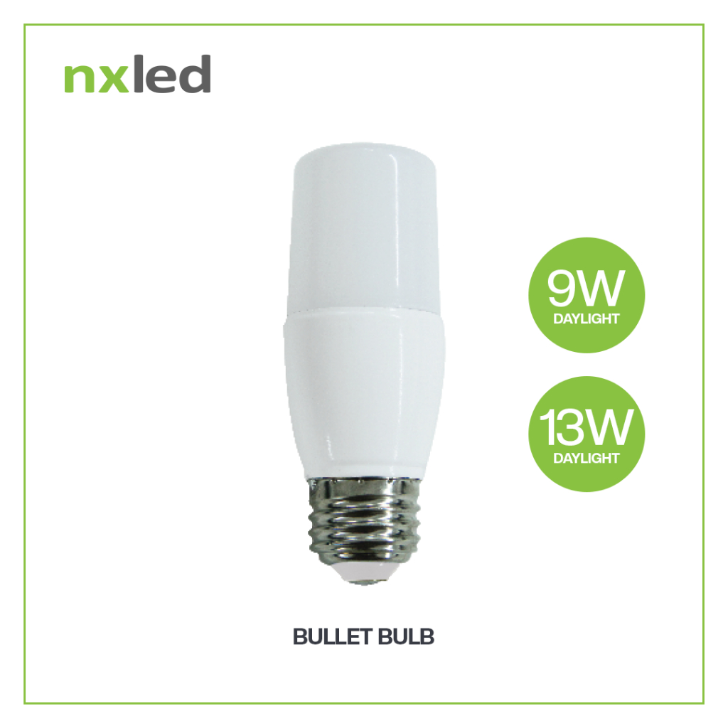 Nxled Bullet Bulb 9W / 13W - Daylight 6500K | Shopee Philippines