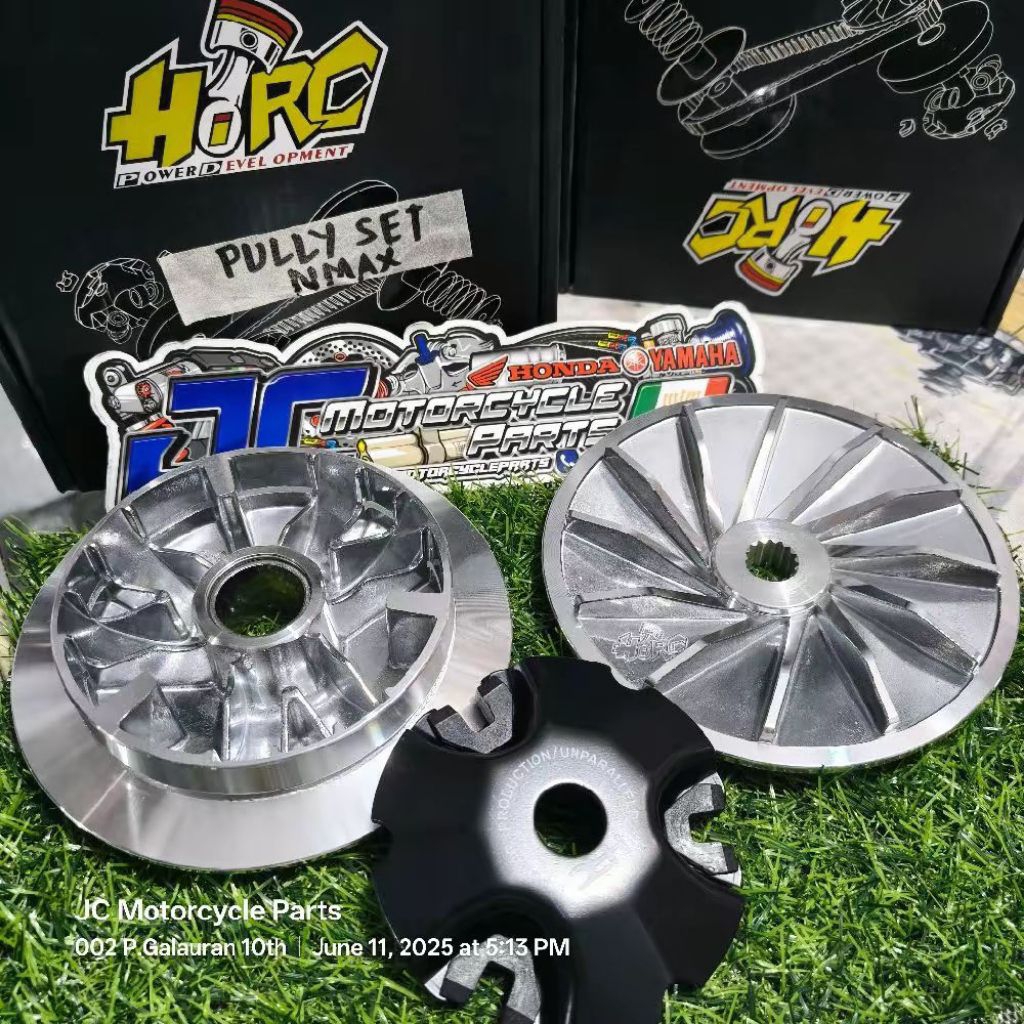 HIRC PULLEY SET FOR YAMAHA AEROX V1-V2 AND NMAX V1-V2 ORIGINAL AND ...