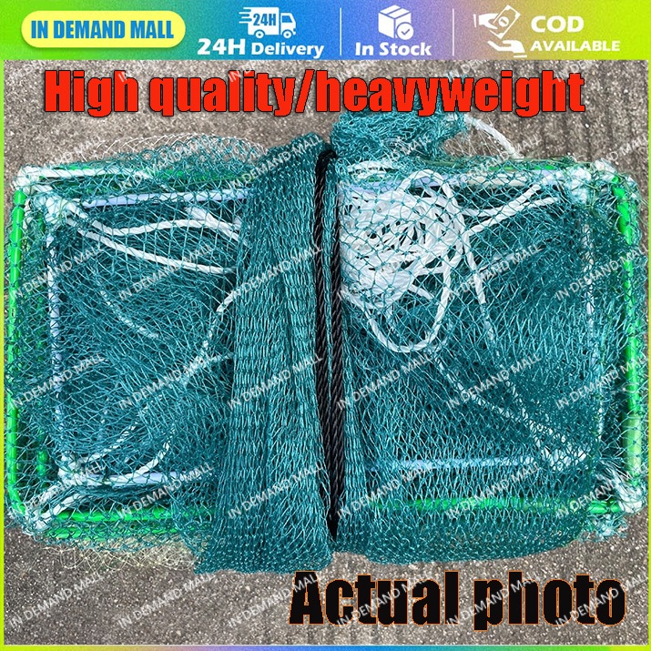 Heavy-Duty 9.6M Fishing Cage - 1.3CM Tail Mesh, 150L PE Rope | PH ...
