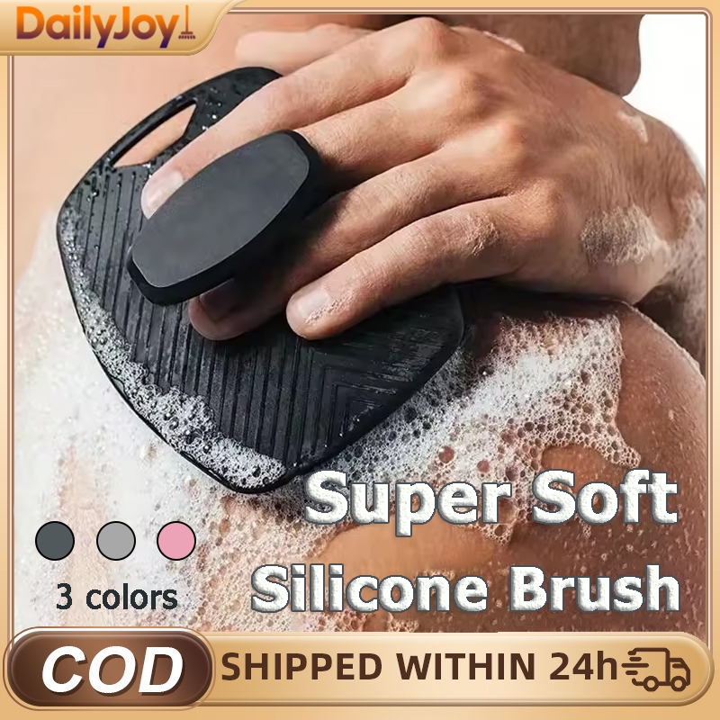 1Pc Soft Silicone Exfoliating Brush Rub Back Brush Body Cleansing ...