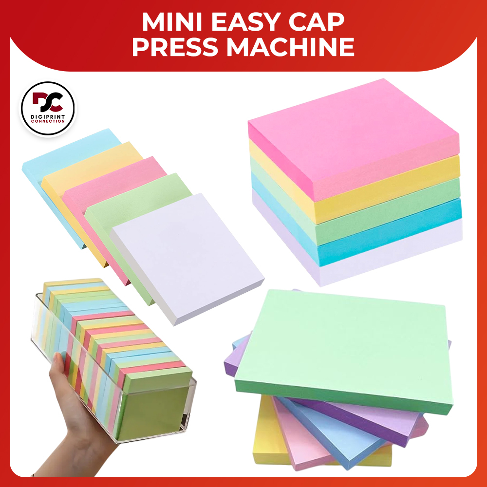 100sheets Sticky Notes Memopad 3inches (7.5cm x 7.5cm) Easily to Stick ...