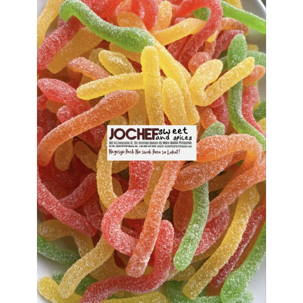 500g Gummy snake Gummy sweet candies and kutkutin | Shopee Philippines