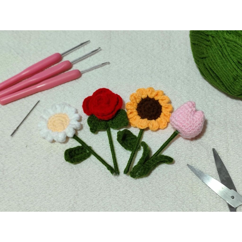 Crochet Flower ref magnet | LACKIECOLLECTIONYARN | Shopee Philippines