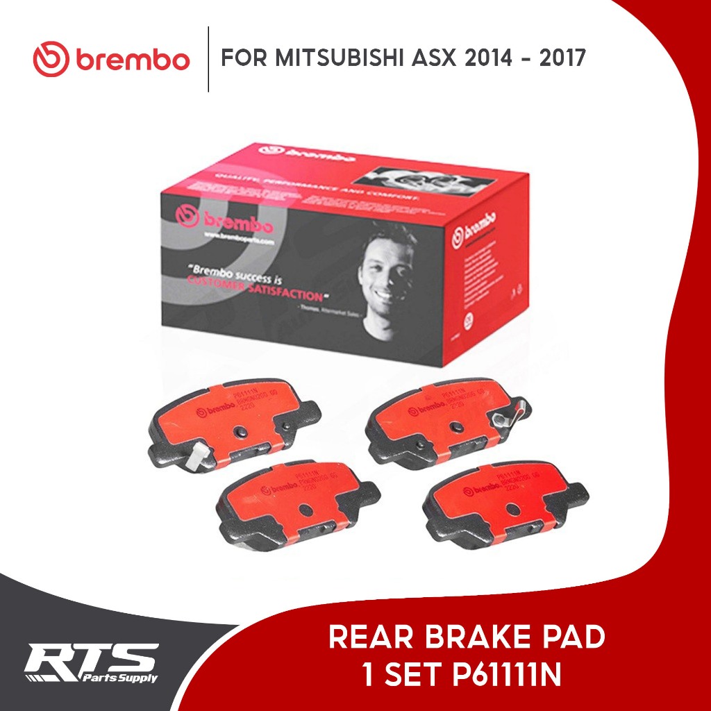Brembo Rear Brake Pad Mitsubishi ASX / MAZDA 6 | P61111N 1 SET | Shopee ...