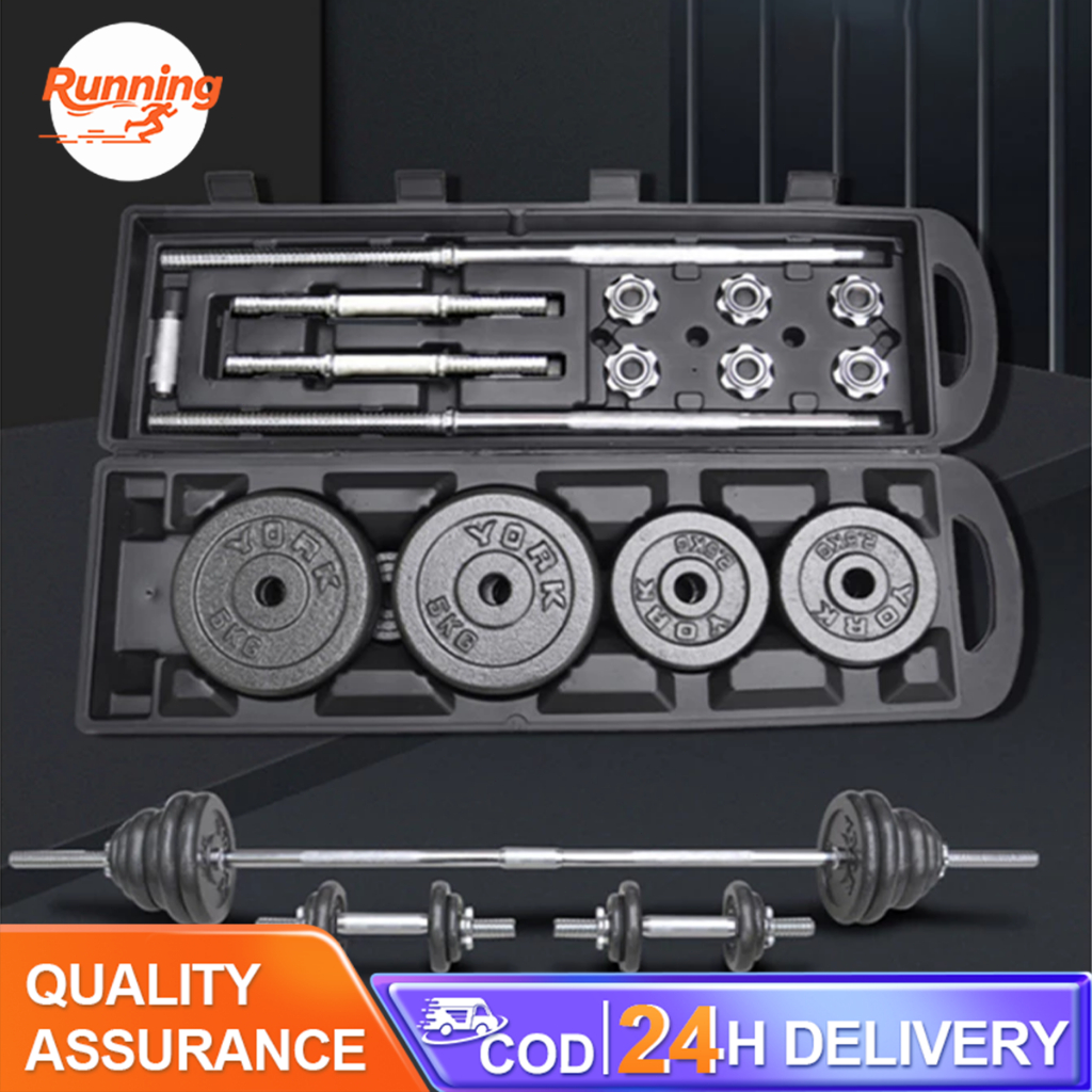 Dumbbell 20/30/50KG Dumbbell Set Barbell Set Weights Barbell Fitness Adjustable Dumbbells ...