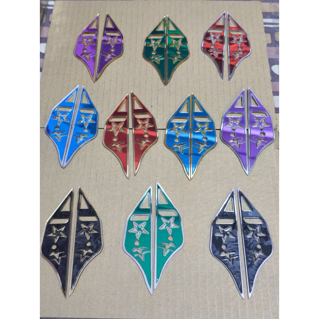 Sniper 155 Garnish visor decoration windshield 1 set left and right ...