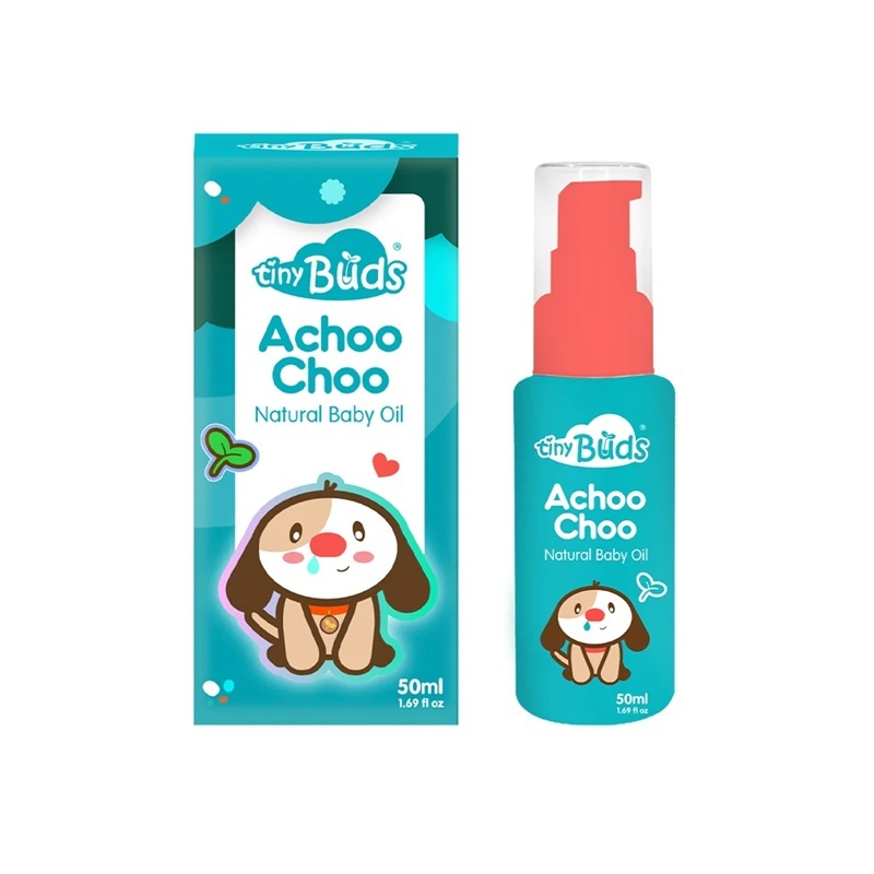 Tiny Buds Achoo Choo Natural Baby Oil 50ML | Formerly Stuffy Nose ...