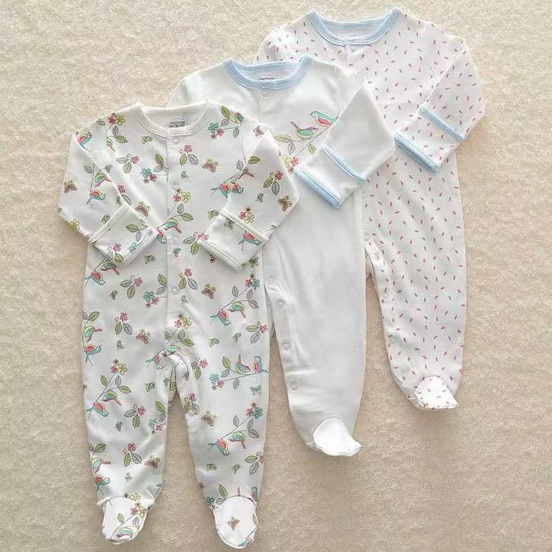 COCO Baby Bodysuit Romper Newborn Cotton Pajama Frogsuit Sleepwear ...