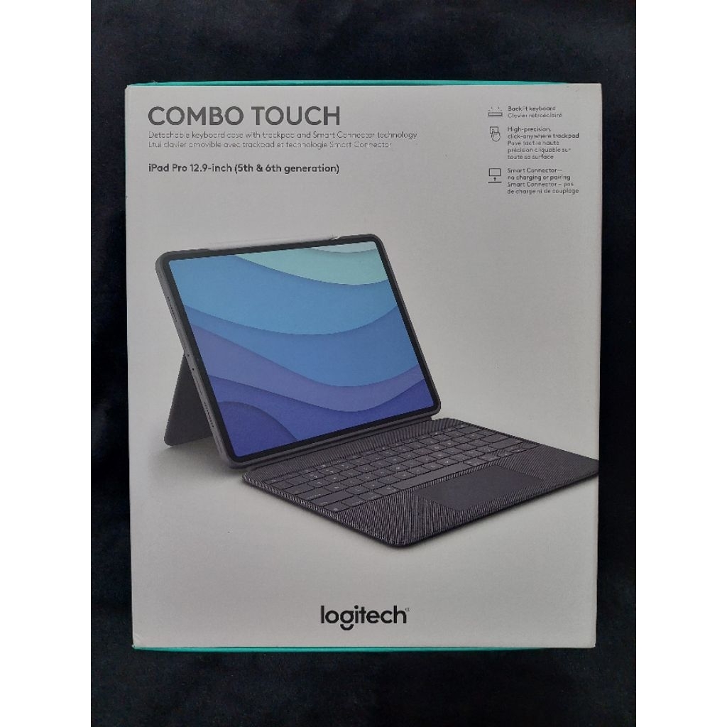 Logitech Combo Touch for iPad Pro 12.9inch (5th & 6th generation) Keyboard Case | Shopee Philippines