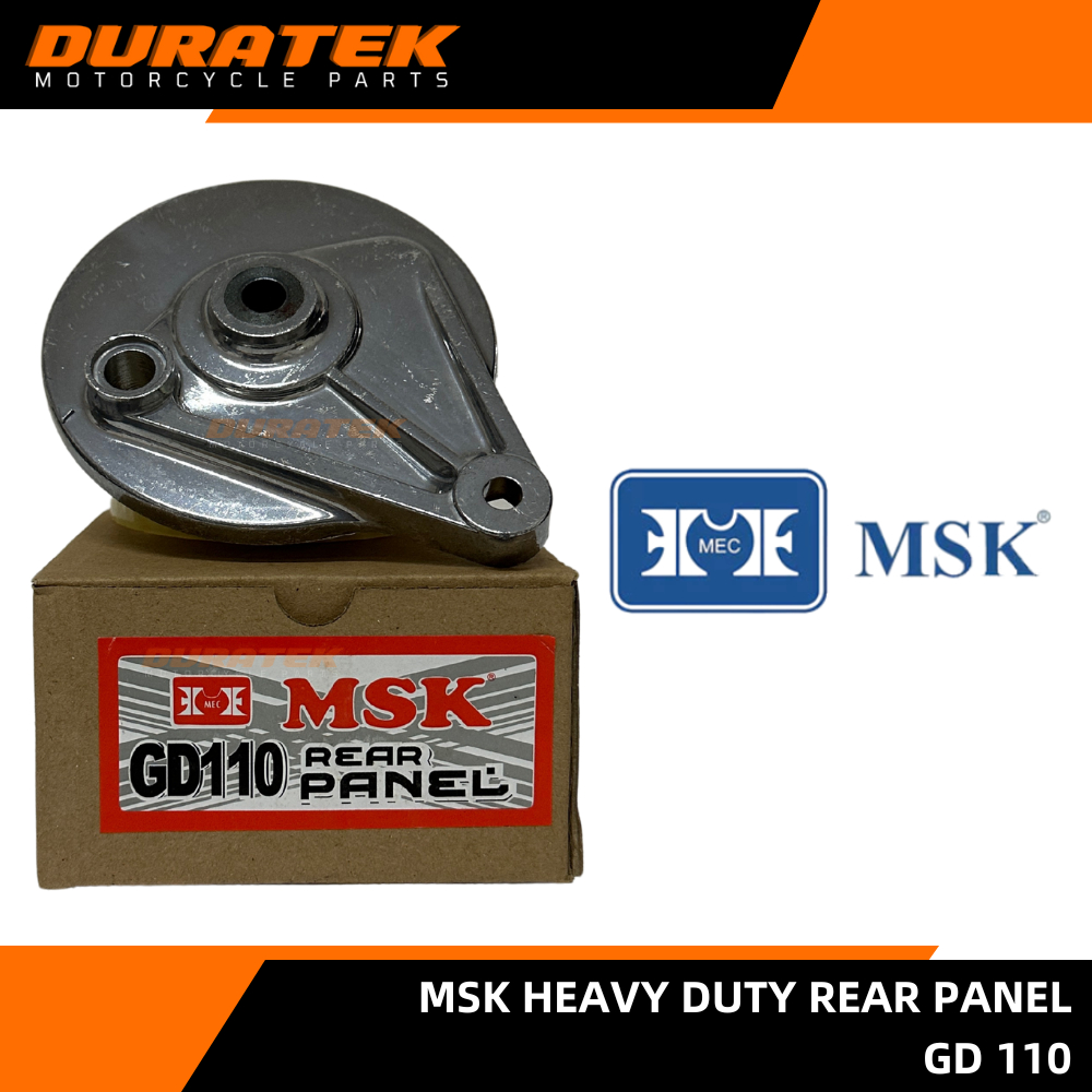 MSK Heavy Duty Rear Brake Panel for Suzuki GD 110 | Shopee Philippines