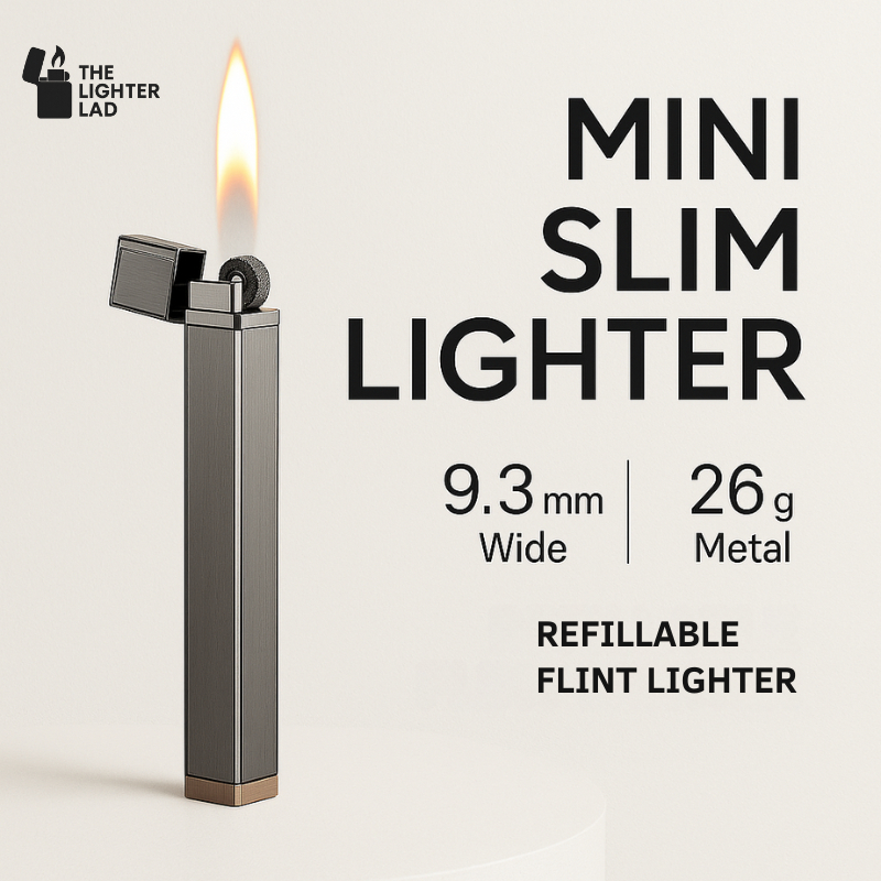 Durable Mini Metal Lighter Refillable Grinding Stone Windproof Lighter ...