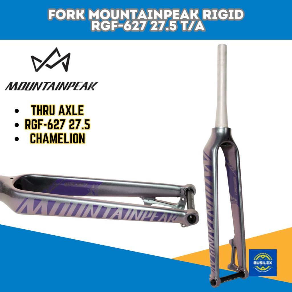 Mountainpeak Rigid Fork RGF629 MTP Aluminum RIGID FORK QR & Thru Axle ...