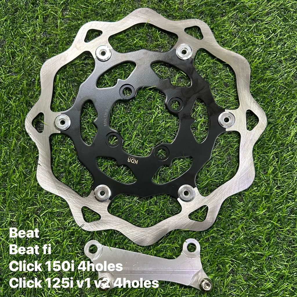 KDR BIG DISC 260MM W/BRACKET CLICK 125i V1 V2/MIO SPORTY/CLICK 150i/MIO ...