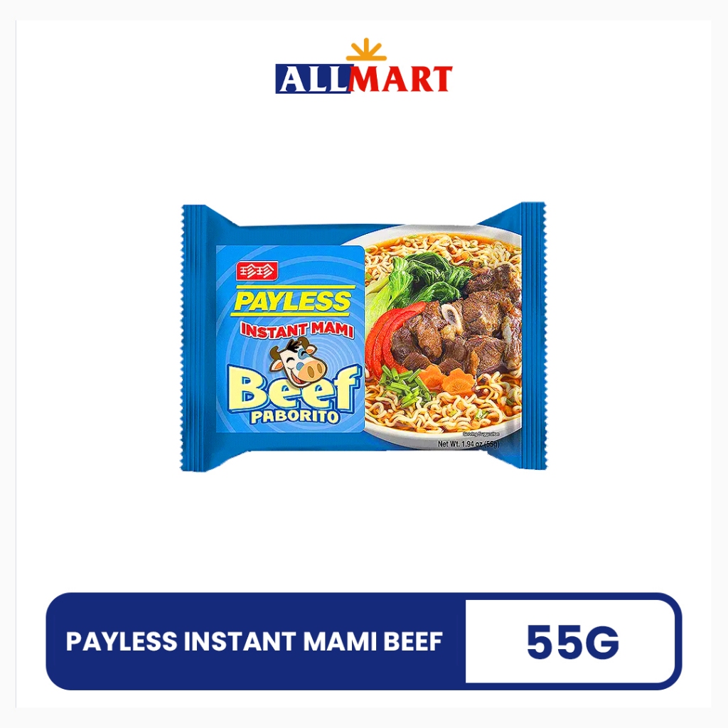 Payless Instant Mami Beef 55g - AllMart Shop | Shopee Philippines